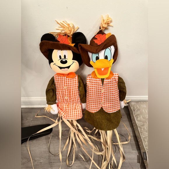 Disney | Holiday | Mickey And Donald Duck Scarecrow Lawn Decor 5 | Poshmark